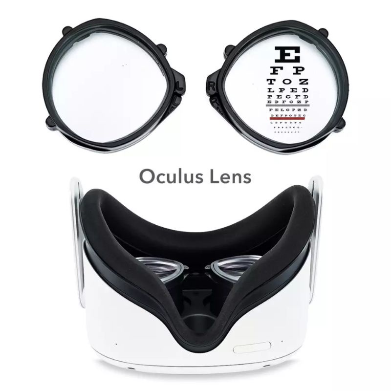 ใหม่ กรอบแม่เหล็กเลนส์ตัดแสงสีฟ้า Oculus Quest 2 Bluelight Filter Lens Magnet ถนอมสายตาจาก VR ...