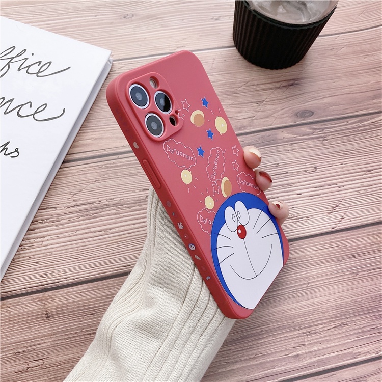 7 colors Lovely Jingle cat Doraemon Case iphone Side pattern soft case ...