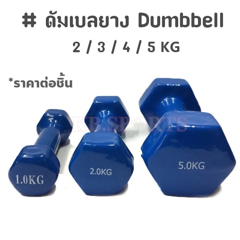 ดัมเบล Dumbbells 2345 Kg สำหรับลดไขมันต้นแขน ออกกำลังกาย ฟิตเนส ...