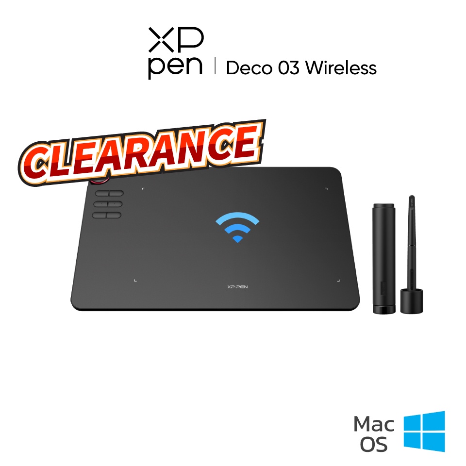 XPPen Deco 03 Wireless เมาส์ปากกา ระบบไร้สาย สำหรับวาดภาพในคอมพิวเตอร์ ...