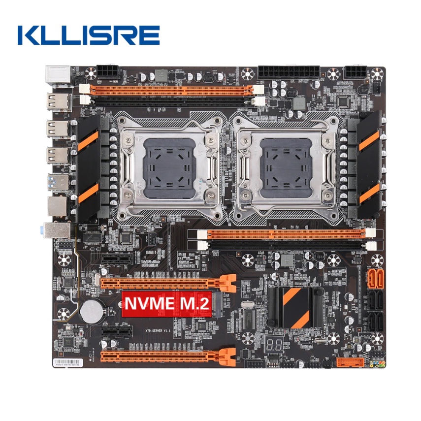 เมนบอร์ด KLLISRE X79 ZX DU99D4 LGA 2011-3 DUALCPU | Shopee Thailand