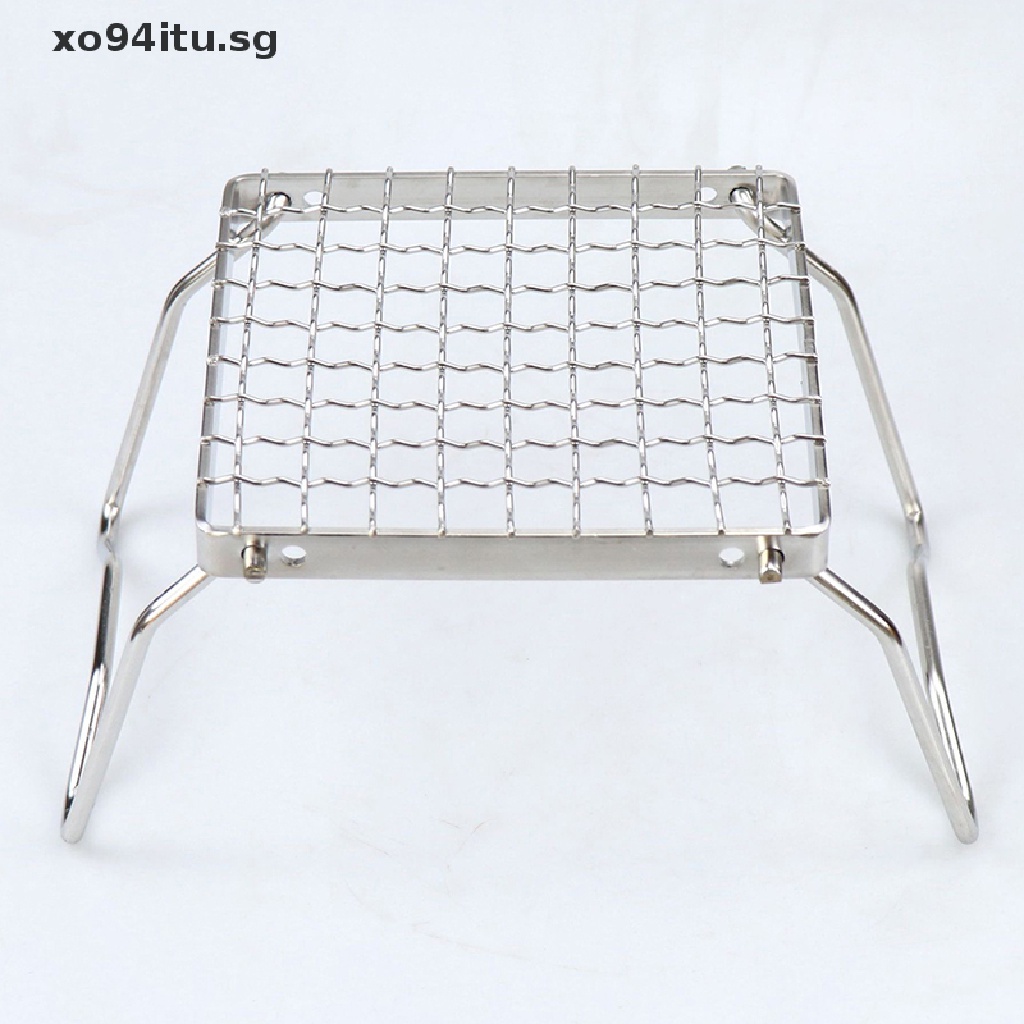XOITU Stainless Steel Folding Grill Rack Mesh Portable Backpacking ...