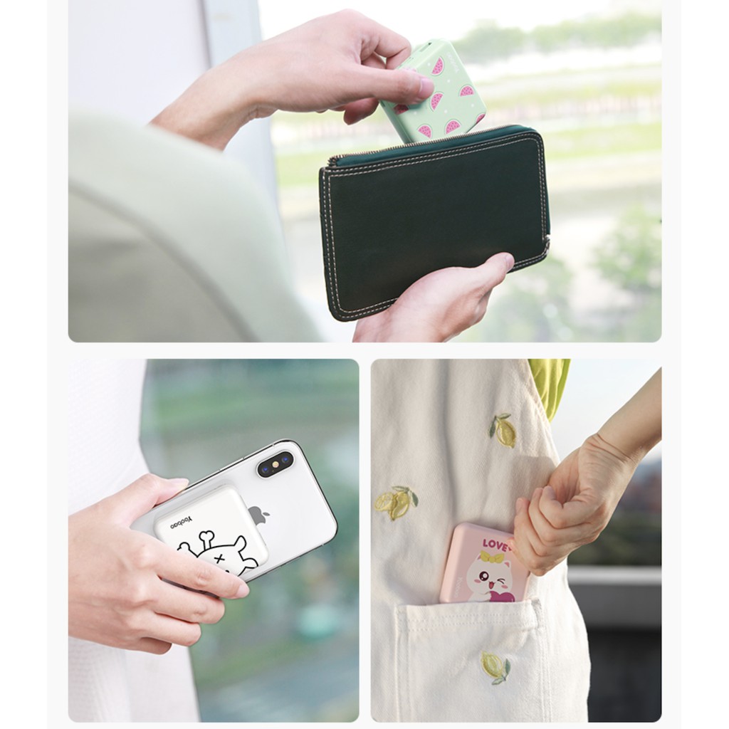 Yoobao Mini Cube M25-V4 20000mAh ไซน์เล็ก สีสั้นพาสเทล สุดน่ารัก ...