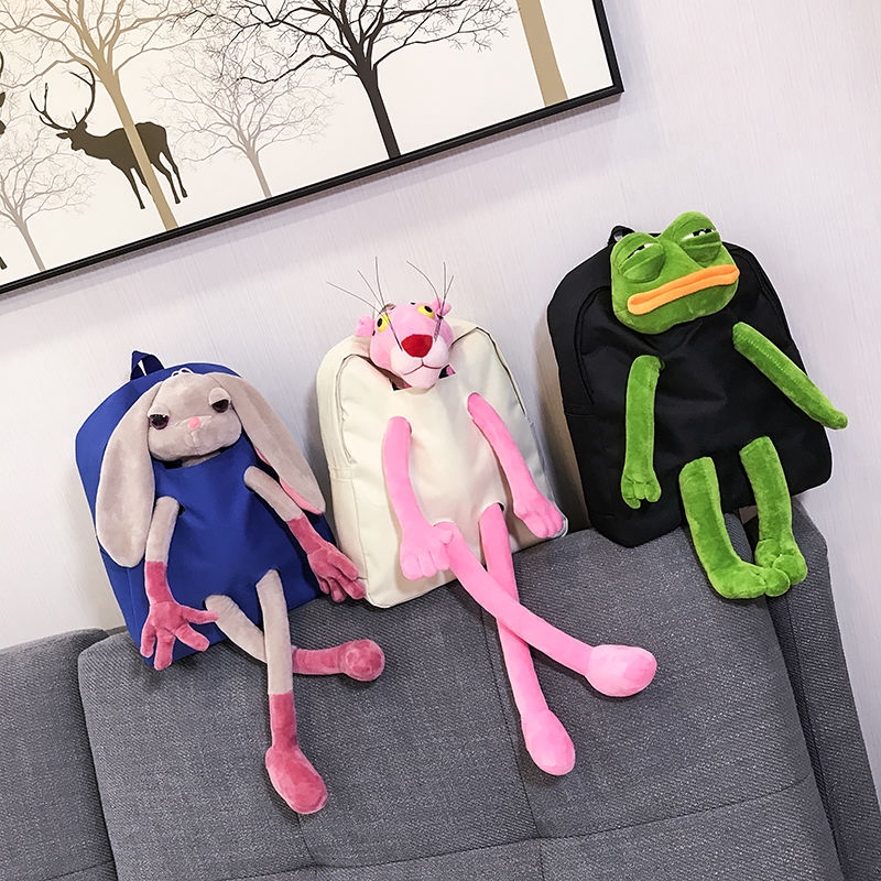 Pink Panther Sad Frog กระเป๋าเป้สะพายหลังสําหรับเด็กผู้หญิง ...