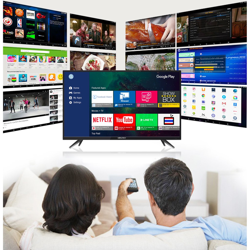 Worldtech 40 นิ้ว Android Digital Smart TV HD Ready YouTube/Internet ...