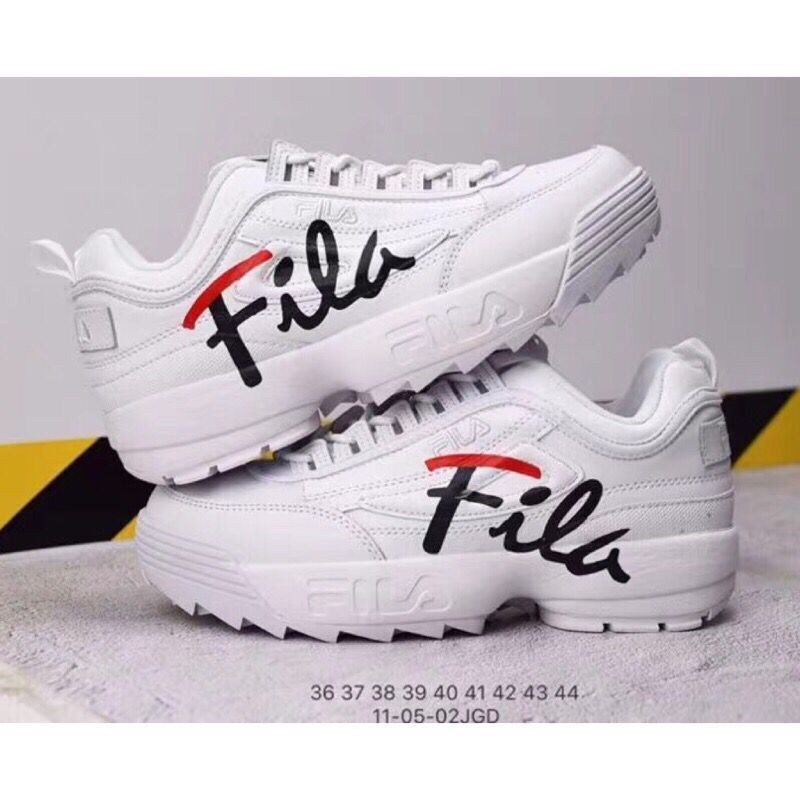 fila disruptor 2 disruntor heritage รองเท้าผ้าใบลําลองสําหรับผู้ชาย ...