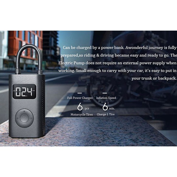 Xiaomi Mi Portable Electric Air Compressor ประกันศูนย์ 1 ปี - kamonp123 ...