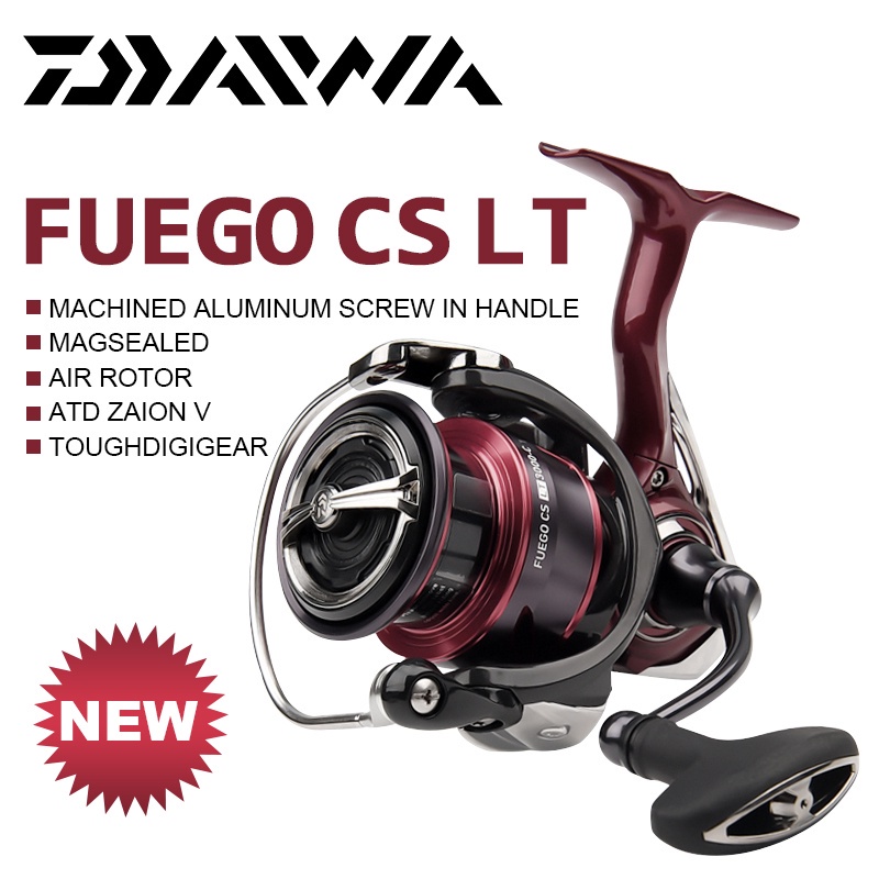 รอกหมุนตกปลา DAIWA FUEGO CS LT 2000 2500 3000 61BB อัตราทดเกียร์ 5.31 6 ...