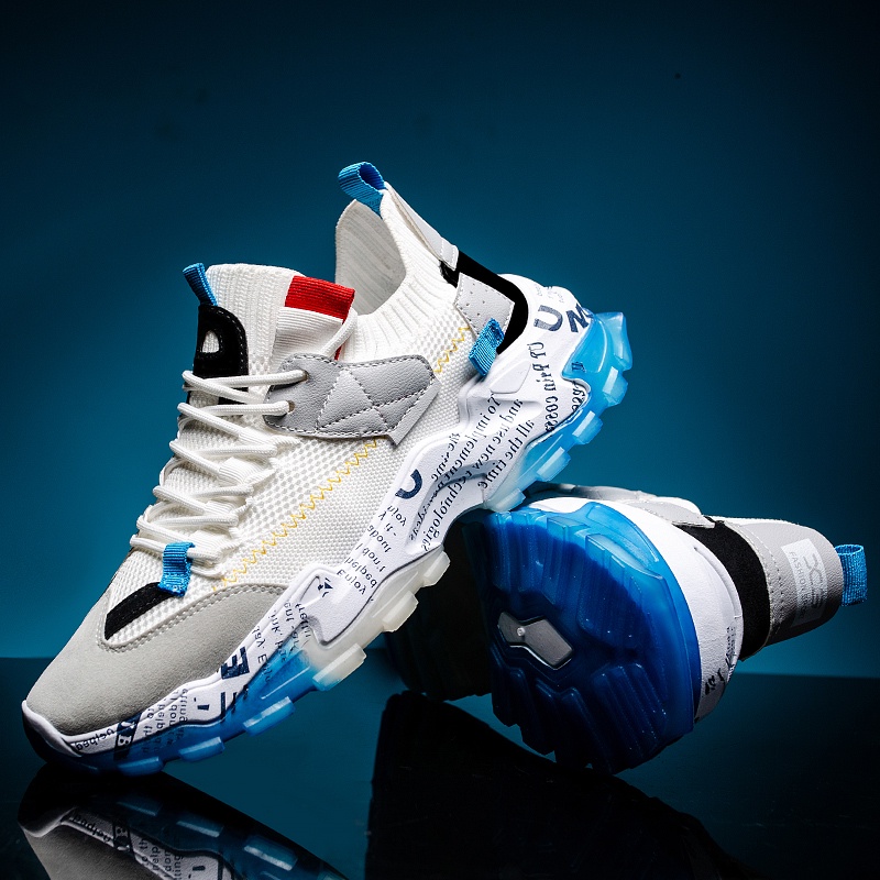 In StockMen39s running shoes sneakers elastic soles soft and ...