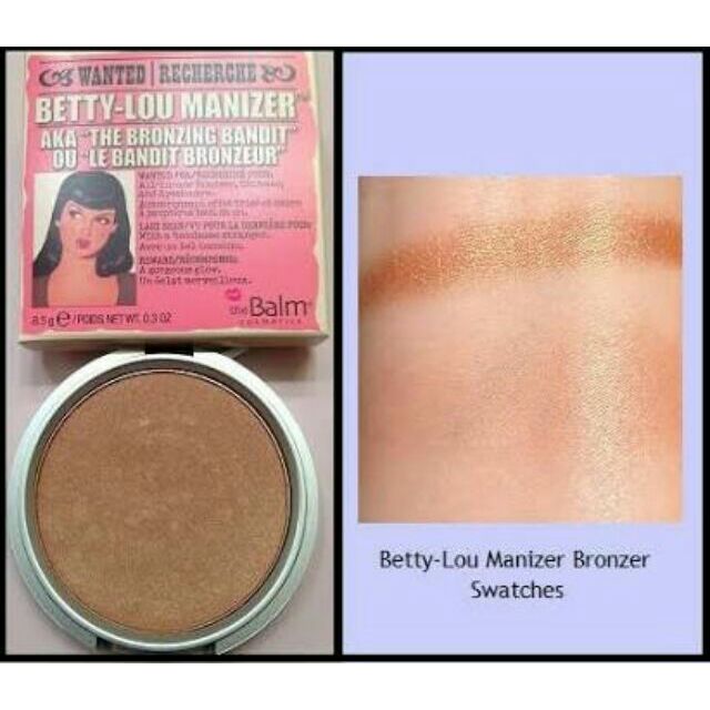 แท้/พร้อมส่ง The Balm TheBalm Betty-Lou Manizer Bronzer | Shopee Thailand