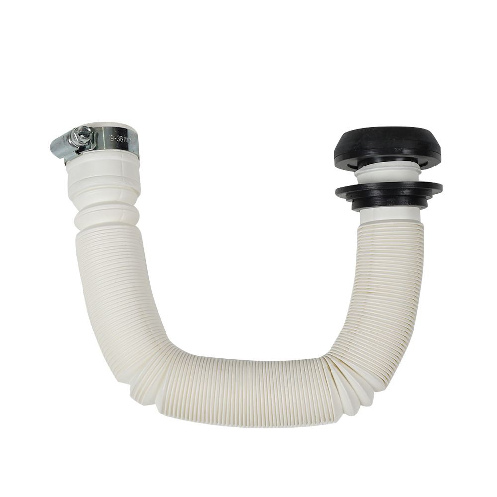 Sink device FLEX HOSE TUBING CLAMP PARNO 1.2M WHITE Sink device Kitchen ...