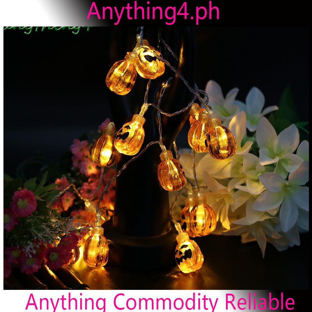 Cotton Light★ 20pcs LED Lamps Halloween Ghost Pumpkin String Lights for ...