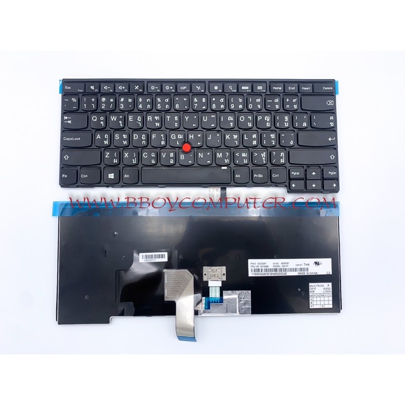 แป้นพิมพ์คอมพิวเตอร์ New Laptop Us Keyboard For Lenovo Thinkpad L440 ...