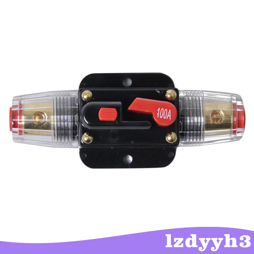 Youthtrip 100amp In - Line Dc Circuit Breaker พลังงานแสงอาทิตย์ / เสียง / รถยนต์ / วิดีโอ 12v ...