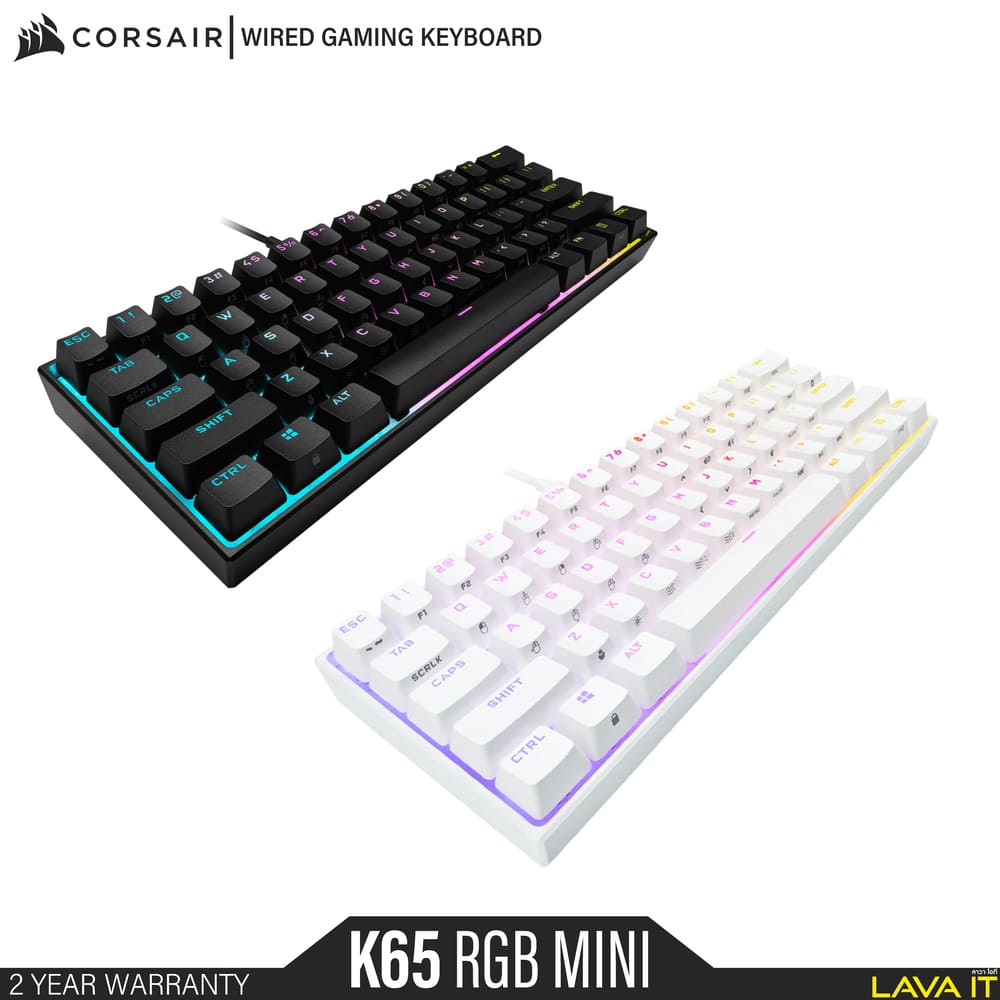 Corsair K65 RGB MINI 60 (Eng keycap) - lava_it - ThaiPick