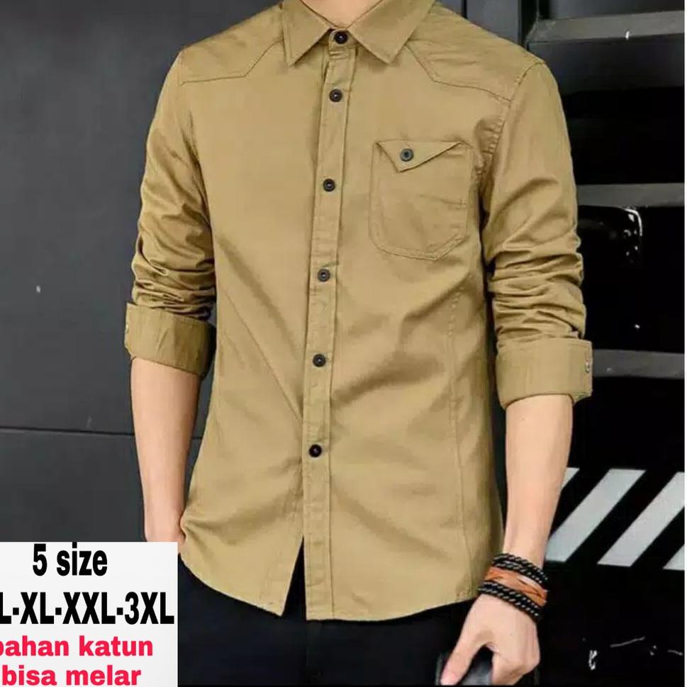 ล่าสุด 7 สี ขนาด M-L-XL-XXL-3XL เสื้อเชิ้ตลําลอง แขนยาว ผู้ใหญ่ ผู้ชาย HEM MAIKEL 05 ...