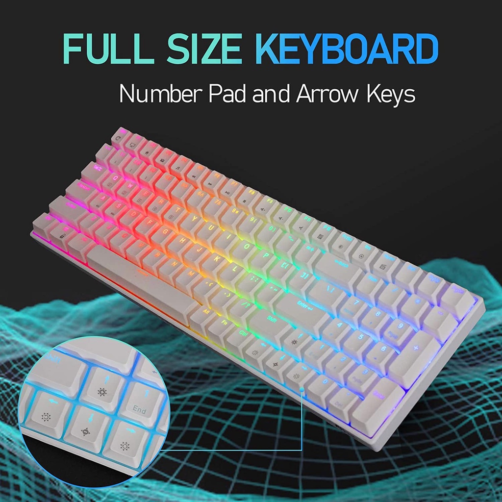 แถมฟรี คีย์ไทยไฟลอด Royal Kludge RK100 RGB - Hotswap ️ Full Size 96 ...