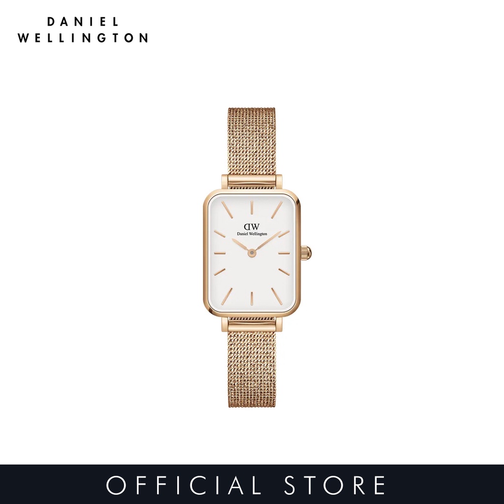 Danial Wellington นาฬิกาข้อมือ QUADRO MESH RG White สีโรสโกลด์ - dw ...