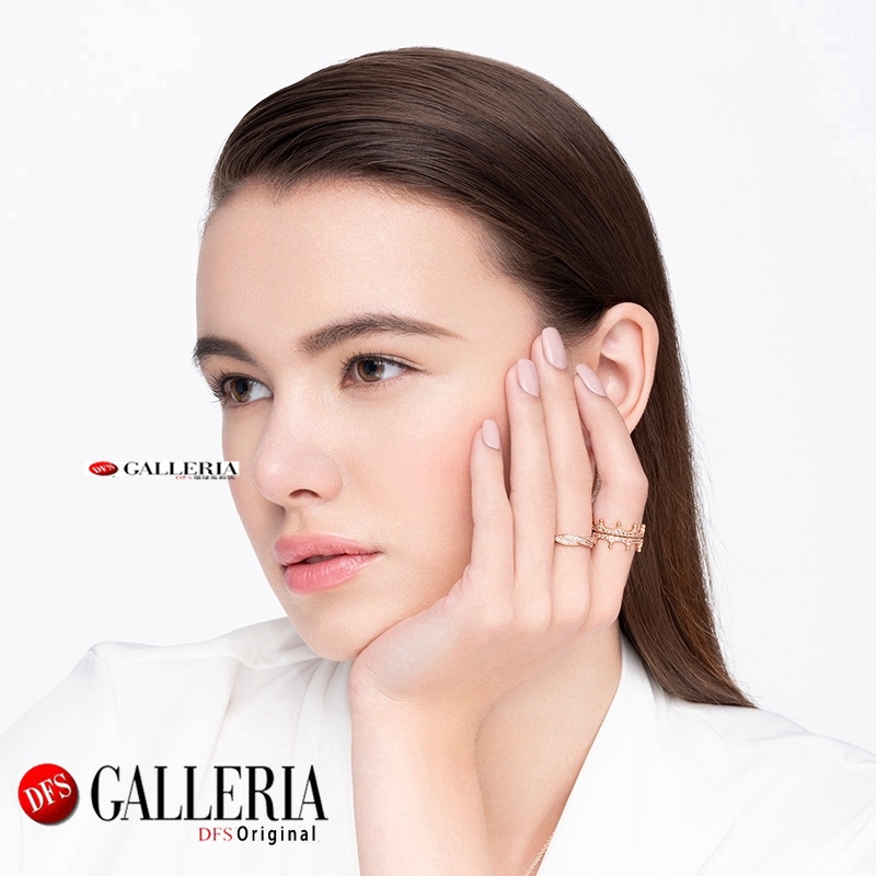 CHARMS Pandora แหวนโรสโกลด์ 180892 Cz สําหรับผู้หญิง - hongking.th ...