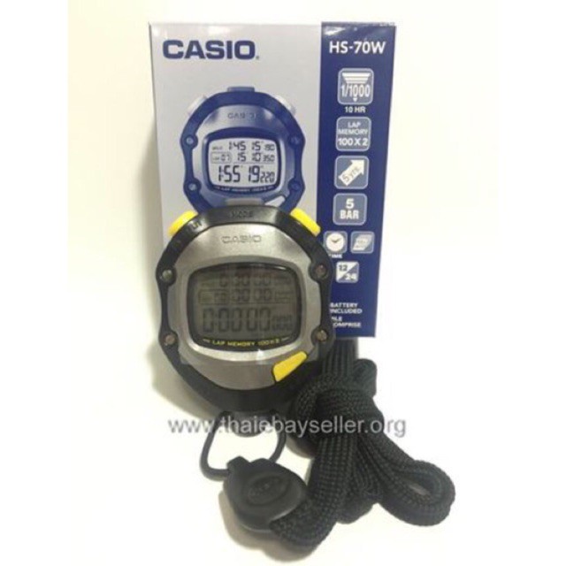 ♡Casio นาฬิกาจับเวลา รุ่น HS-70W ของแท้ ของใหม่ - 6jrjhrfgas - ThaiPick