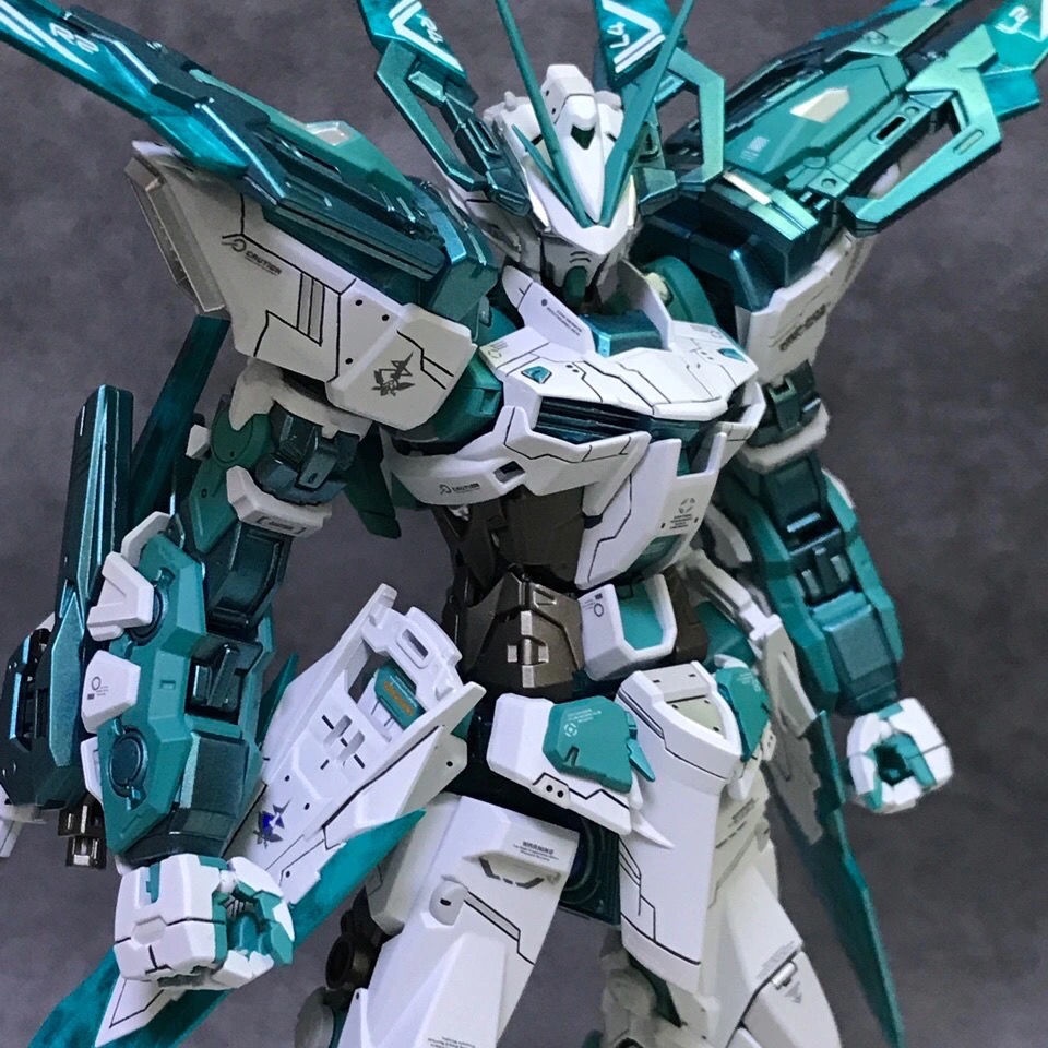 Gundam Baiqi Cao Ren ประกอบ HG Core Earth Strike Freedom Seven Swords ...