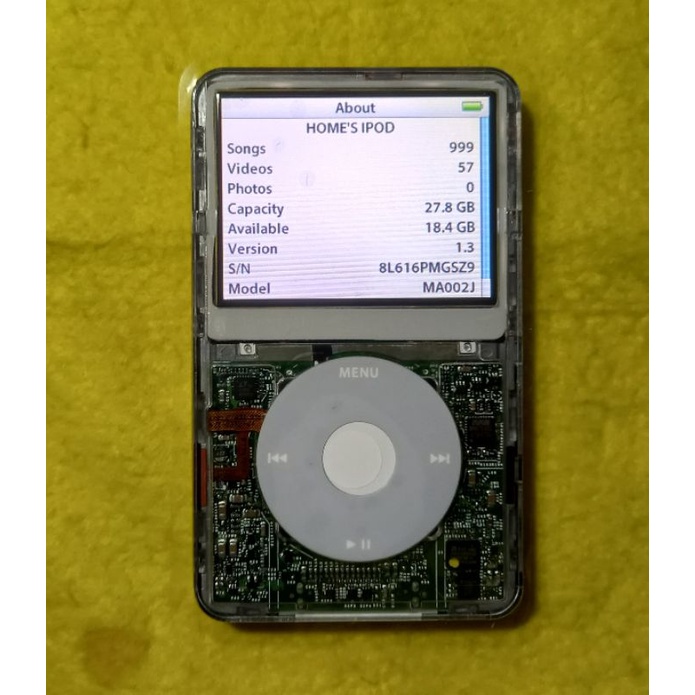 Ipod Gen 5 vdo สีใส 30G มือสองญี่ปุ่น MGSZ9 - nachaiang - ThaiPick