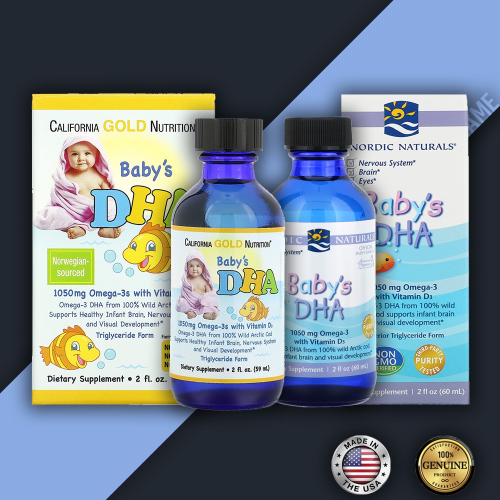 ดีเอชเอ โอเมก้า-3 พร้อมวิตามินดี 3 ( Baby's DHA, Omega-3s with Vitamin ...