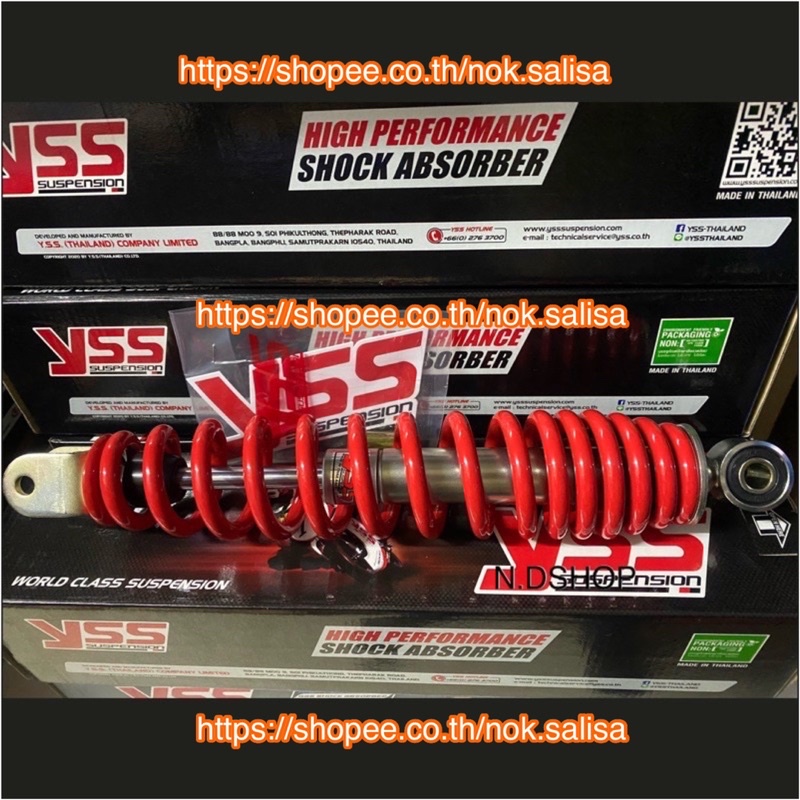 โช๊ค YSS แท้ โช้คหลัง เดิม SCOOTER Mio Fino Click มีโอ ฟีโน่ คลิก สี ...