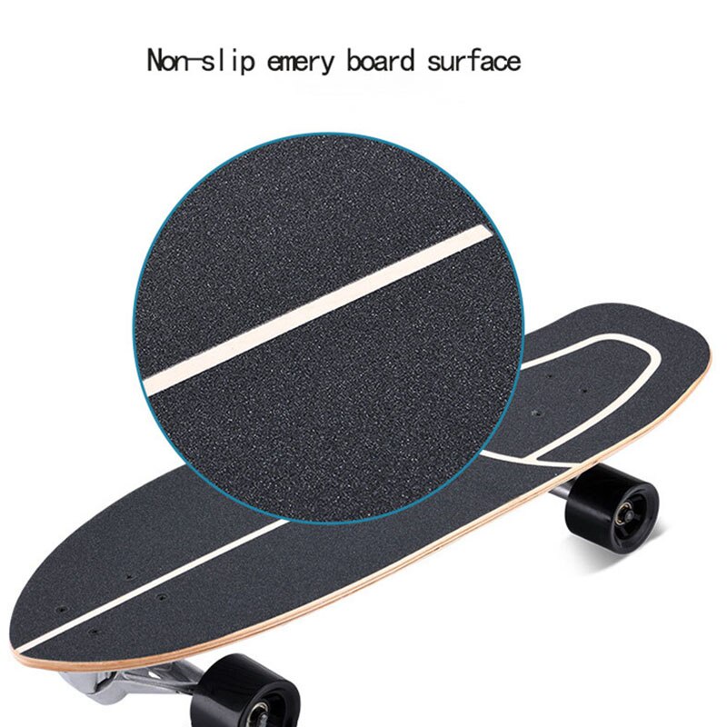 CX7 Land Surfboard Cruising Skateboard Outdoor Carving Surfing Cruiser ...