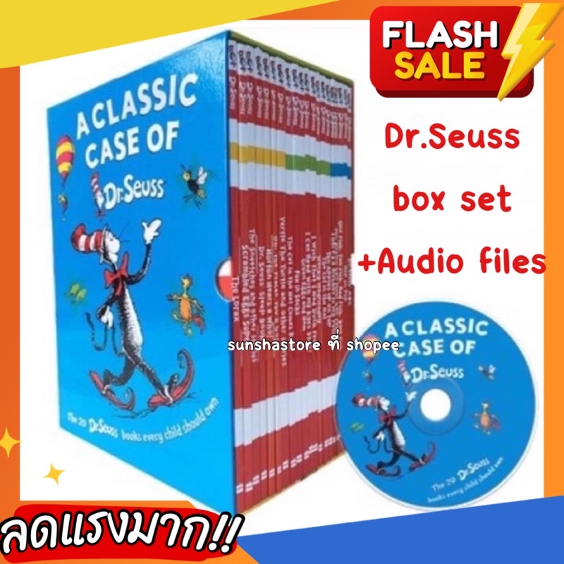 พร้อมส่ง Dr.Seuss box set แถมไฟล์ Audio The Classic Case of Dr.Seuss ...