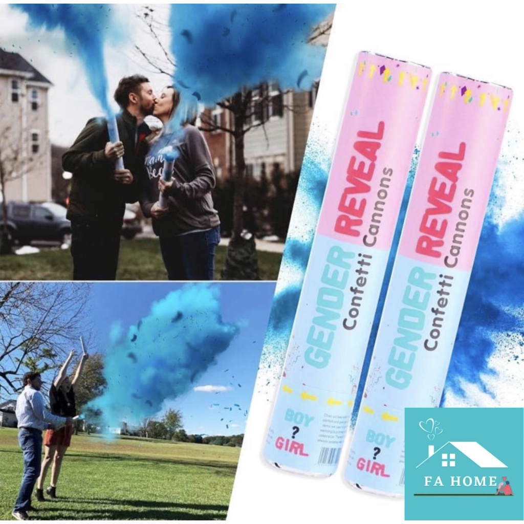ควันสี พลุควันสี color smoke ทายสี งานปาร์ตี้ baby shower สนุกมากกกก ...