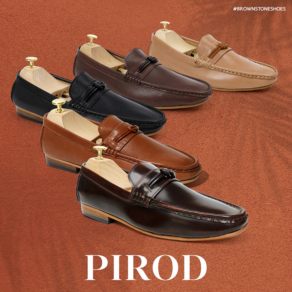 BROWN STONE PIROD LOAFER COLLECTIONS - 1wpx0hhrqc - ThaiPick