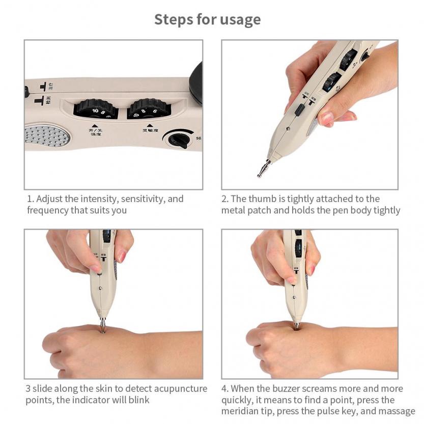 Relief Health Digital Health Electronic Pain Pen Care Pointer Set Care ...