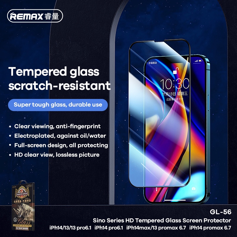Remax Rhino Series GL-56 กระจกนิรภัยกันรอยหน้าจอ กันแตก - remax.th ...