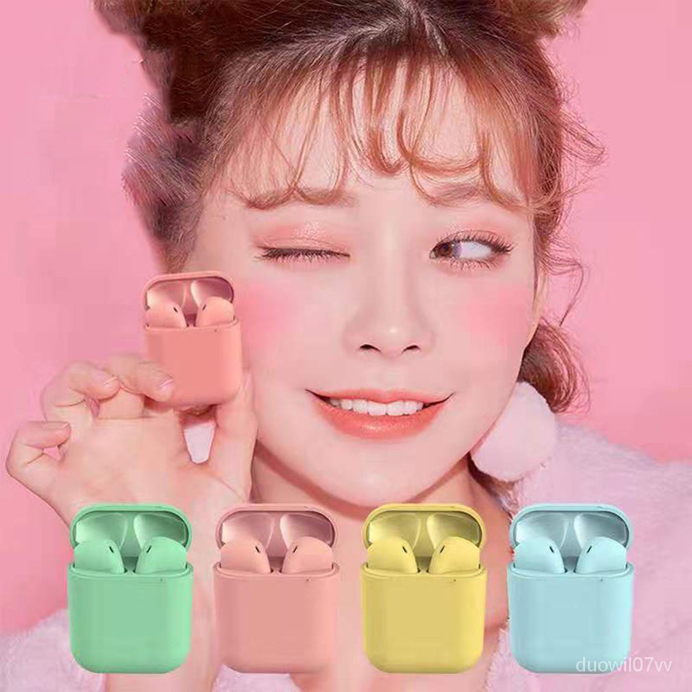 Z51K Fone De Ouvido Bluetooth I12 Tws macarons para celular e ...