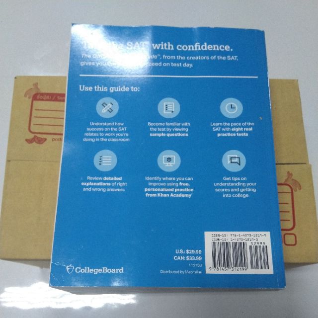 The OFFICIAL SAT STUDY GUIDE by College board.This book contains 8 ...