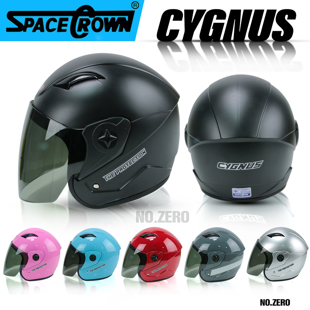 SPACE CROWN หมวกกันน็อค รุ่น CYGNUS มีครบทุกสี - no_zero - ThaiPick