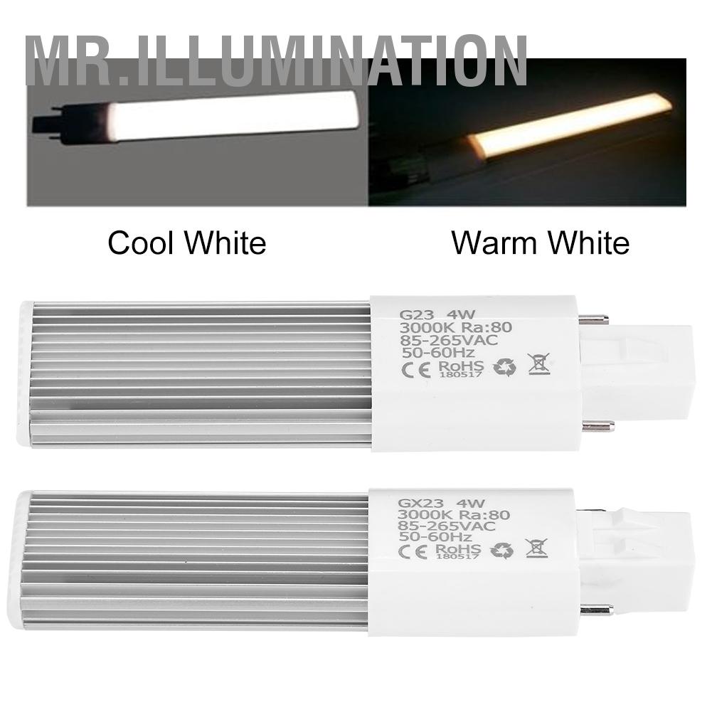 Mr.Illumination 4W 2-Pin หลอดไฟ Led ขนาดกะทัดรัดประหยัดพลังงาน 85-265V ...