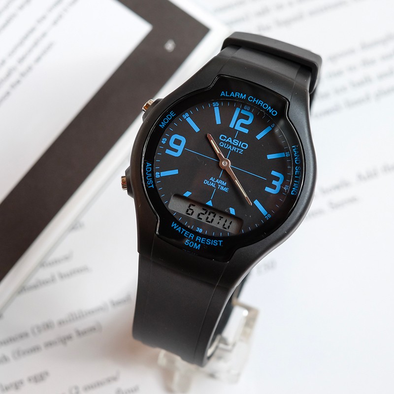 SALE Casio Standard Men นาฬิกาข้อมือ รุ่น AW-90H Series AW-90H-2B AW-90H-9 - y2hetc4pzp - ThaiPick