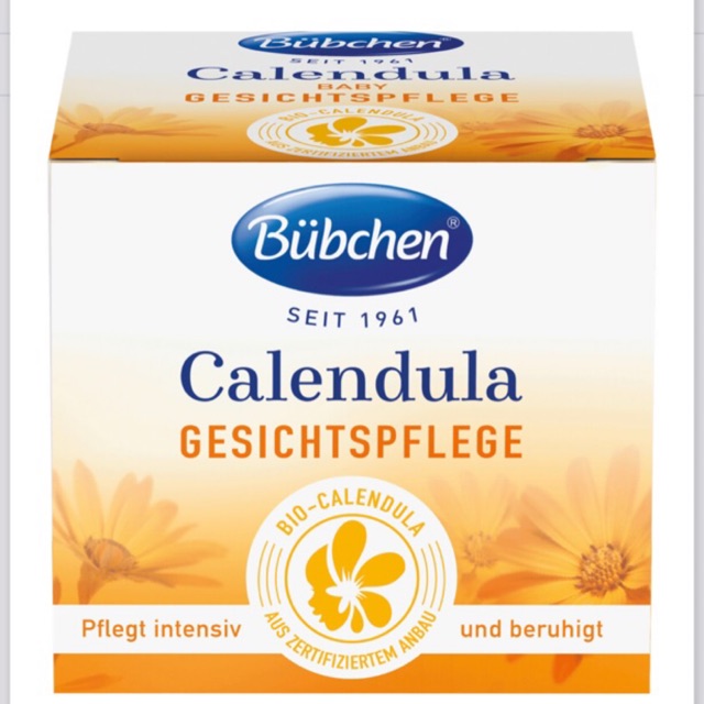 ครีมทาผิวหน้าเด็กและทารกจากเยอรมนี Bubchen sensitive Bio Calendula สำหรับผิวแห้งและบอบบาง ...