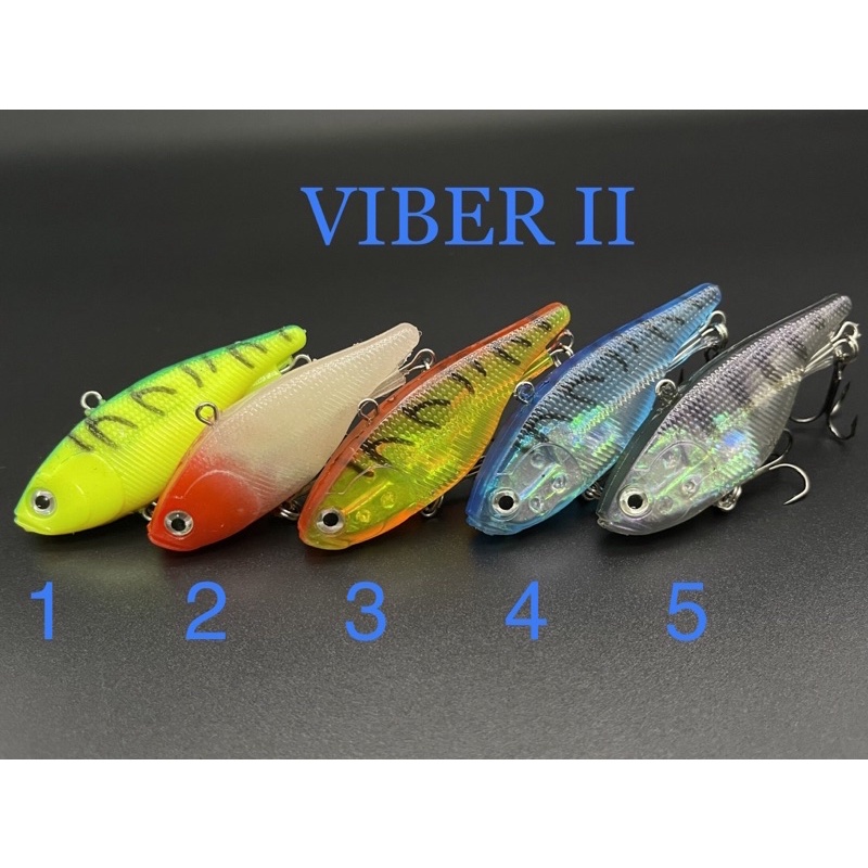 กระดี่ยาง VIB กระดี่ยาง VIBER II HURRICANE ขนาด 4 cm.12 g. ขนาด 6 cm.16 g. - bbshop.byme - ThaiPick