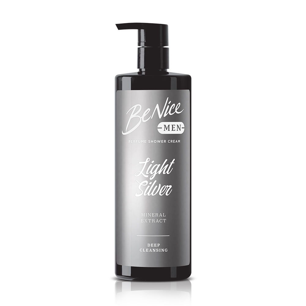 BeNice Men Perfume Shower Cream Light Silver 450ml. - wanitphuwanna ...