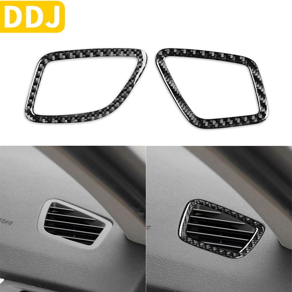 Carbon Fiber Interior Auto Defogging Vents Air Outle Cover Trim Sticker For BMW X3 F25 2011-2017 ...