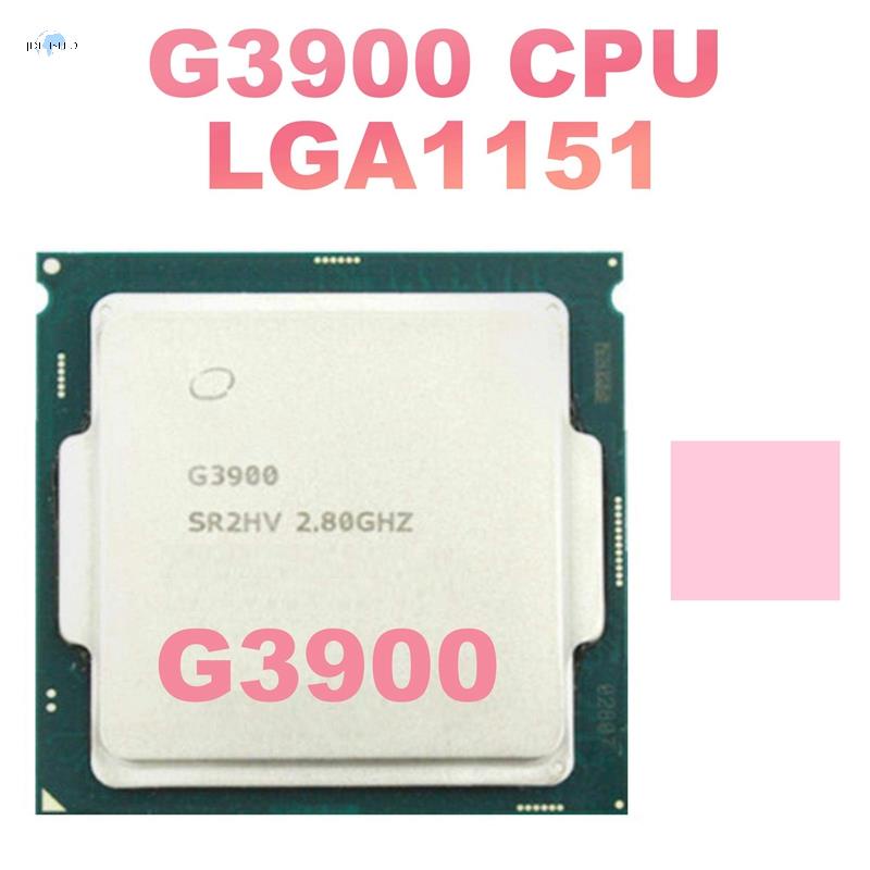 G3900 โปรเซสเซอร์ CPU และแผ่นความร้อน แกนคู่ 2.8GHz LGA1151 CPU สําหรับ ...
