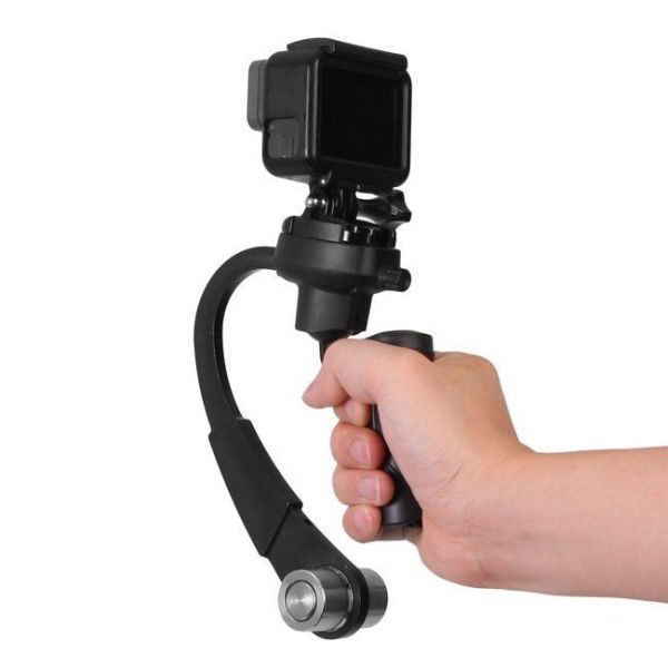 Mini Portable 3-Axis Handheld Gimbal Stabilizer Video Alloy Hand Grip ...