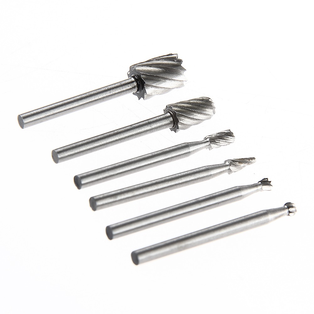 6Pcs Rotary Tool Mini Drill Bit Set Cutting Tools for Wood Carving ...