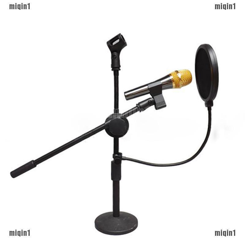 TH Flexible Mic Microphone Studio Wind Screen Pop Filter Mask Shied ...