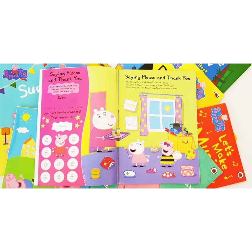 Peppa Pig Activity & Sticker Book (New!!! 16 Books) - kidstoyskrupoom ...
