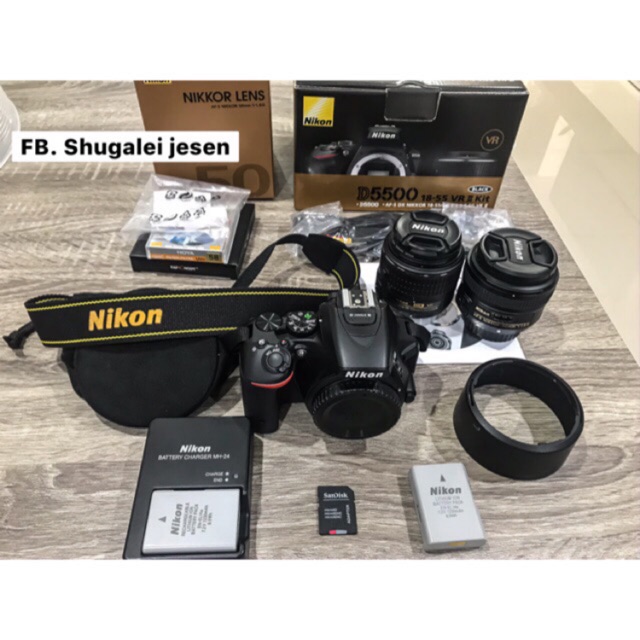 Nikon D5500 พร้อม เลนส์ Kit เลนส์เสริม - jesne - ThaiPick