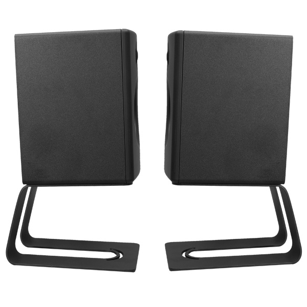 BSL Desktop Monitor Speaker Stand with Aluminum Metal for Computer ...